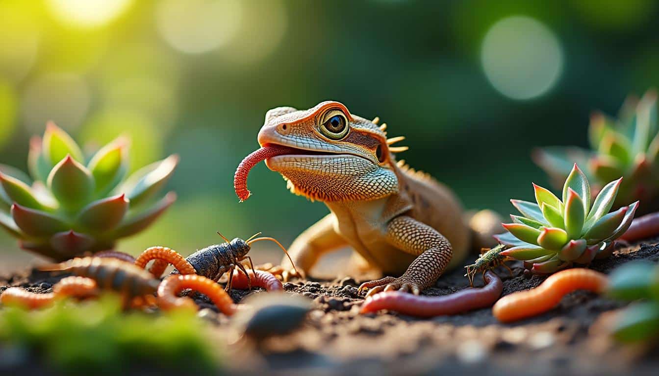 l’alimentation idéale des lézards de jardin pour une santé optimale