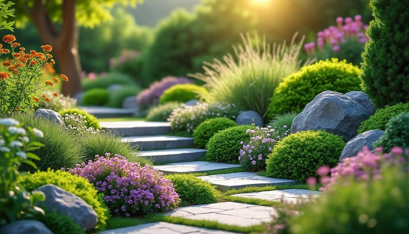 Un jardin en pente tout en harmonie : conseils et astuces pour l’aménager