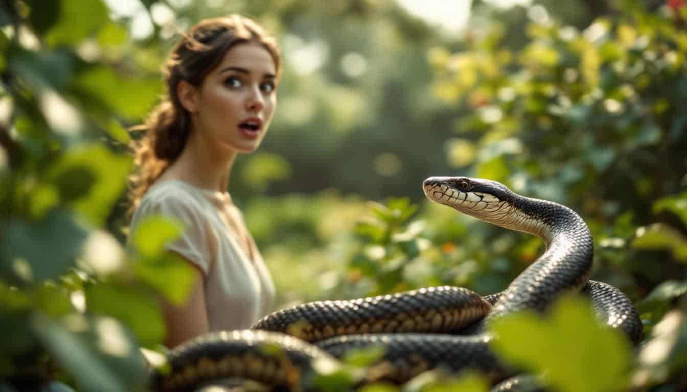 Jardinage Surprise Face à Face Inattendu Avec Un Serpent Géant De 2 4